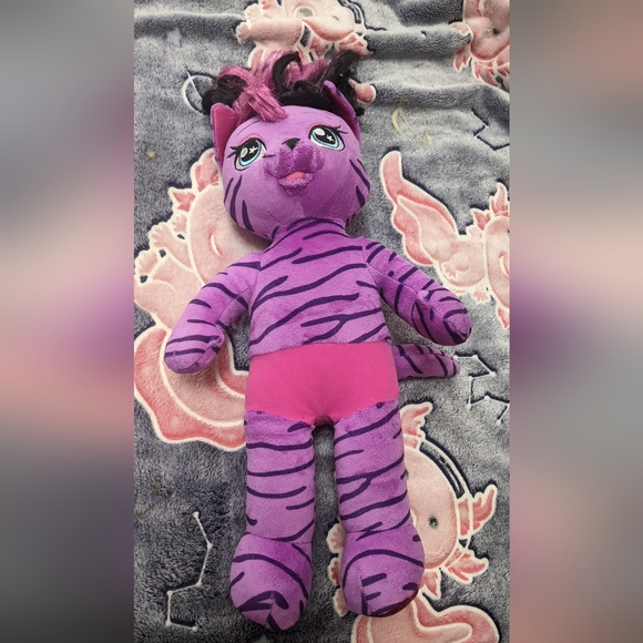 Build-A-Bear | Toys | Build A Bear Honey Girls Teegan Purple Tiger Euc ...